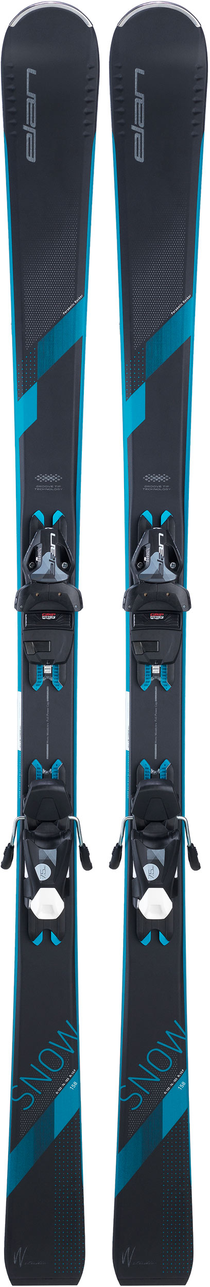 Elan Snow Black LS Ski + EL 7.5 GW AC Shift Ski Binding 2021 | Mount ...